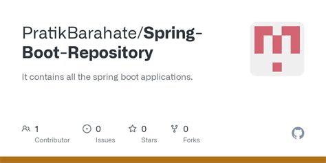 Github Pratikbarahatespring Boot Repository It Contains All The