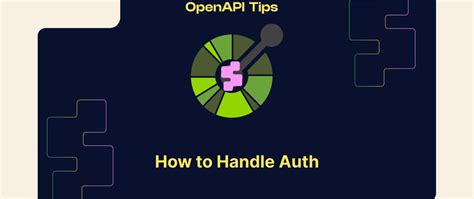 Openapi Tips How To Handle Auth Dev Community