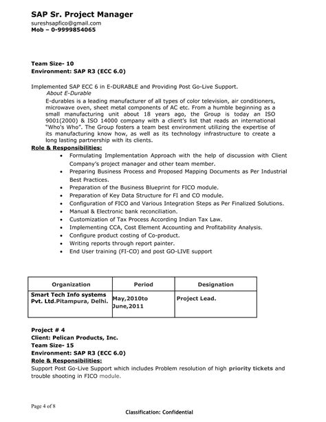 Suresh Sap Project Manager Resume Doc