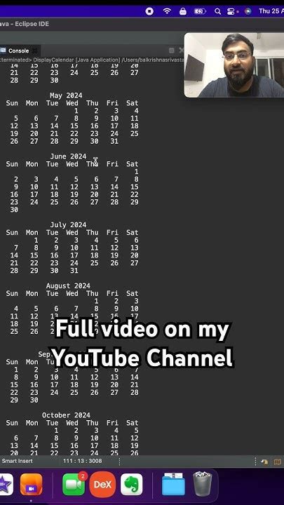 Java Program To Generate A Calendar Java Javaprogramming Javaclass