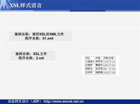 西南科技大学网络教育系列课程 动态网页设计（jsp） 补充 jsp操作xml文件 ppt download