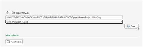 How To Save A Copy Of An Excel File Original Intact Spreadsheeto