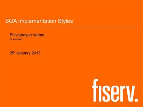 soa implementation styles ppt