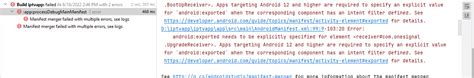 Java Android Exported Needs To Be Explicitly Specified For Apps Targeting Android And