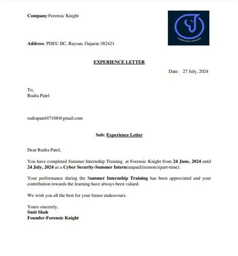 Rudra Patel On Linkedin Internship Cybersecurity Forensics Kalilinux Quebesos Tailos