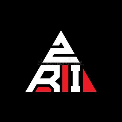 三角形形状的zri三角形字母徽标设计 Zri三角形徽标设计文字 Zri三角形矢量图徽标模板 向量例证 插画 包括有 图象 颜色