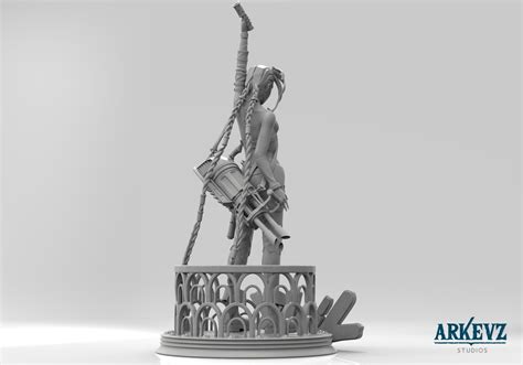 Jinx Arcane 3d Model 3d Printable Cgtrader