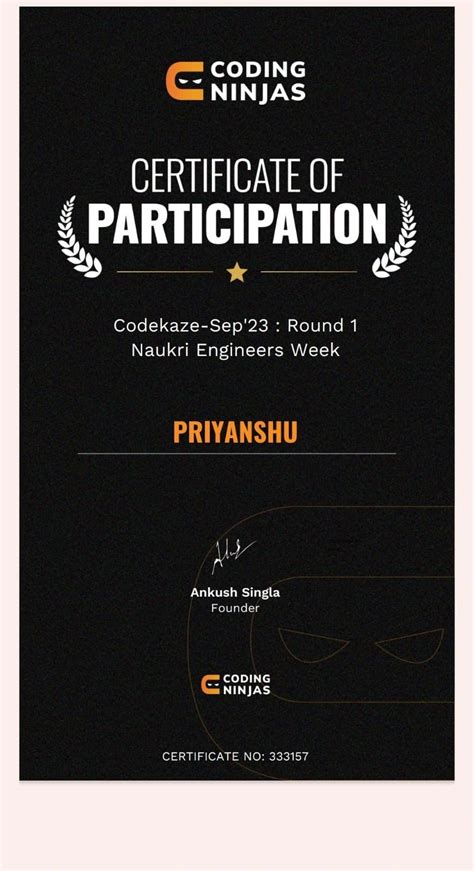 Priyanshu On Linkedin Codingninjas Coding Naukri