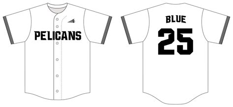 Pelicans Blue Custom Baseball Jersey Designs Triton Mockup Portal 2