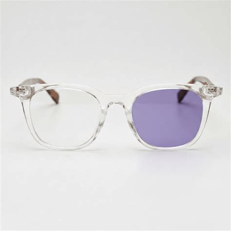 Faith Purple Photochromic Glasses Clear Rectangle Tr90 Txome