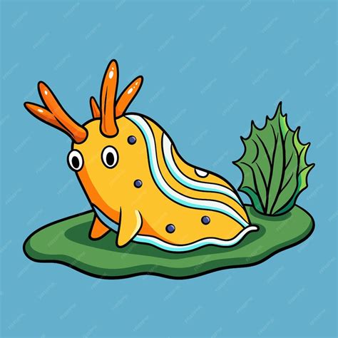 A Cartoon Of A Yellow Fish With A Face And A Fish On The Bottom