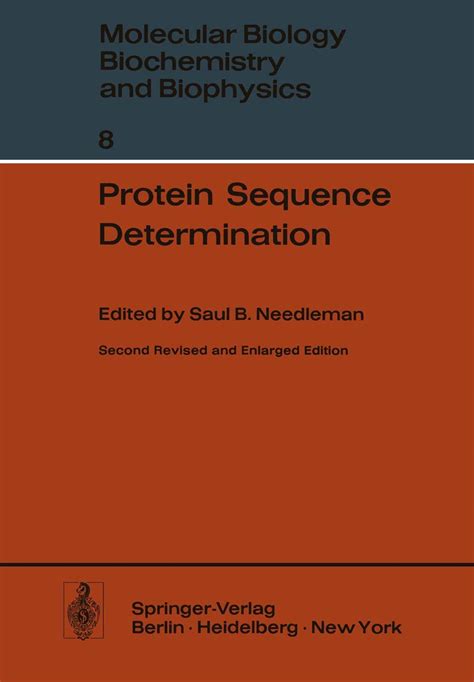 Protein Sequence Determination A Sourcebook Of Methods And Techniques