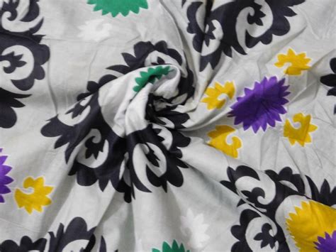 Floral Print Cotton Fabric Indian Summer Dress Material 1 Yard Etsy