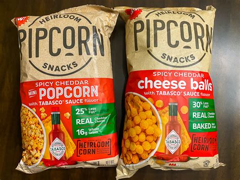 Tales Of The Flowers Tabasco Pipcorn Popcorn And Cheese Balls Taste Test