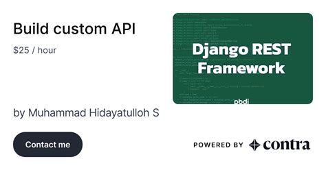 Build Custom API By Muhammad Hidayatulloh S