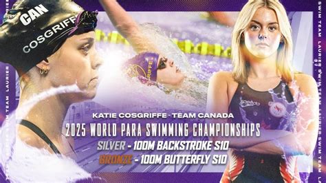 Cosgriffe Brings Home Two Medals From 2025 Para World Swimming