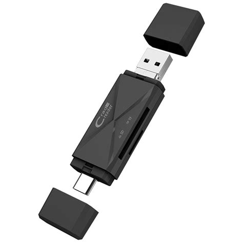 Micro Usb Otg Card Reader 3 In 1 Usb C 20 Universal Tf Sd Read Plug