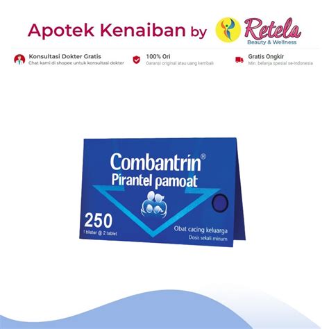 Jual Combantrin 250mg Strip Shopee Indonesia