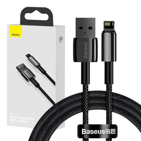 Baseus Baseus Tungsten Gold Cable Usb To Ip A M Black Mimovrste