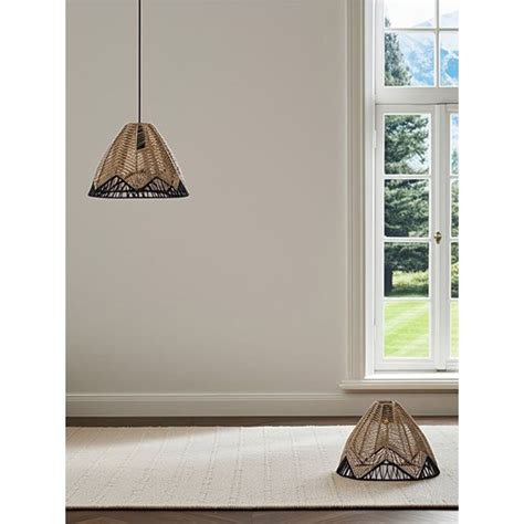 Sinsay Pleciony Klosz Do Lampy W Stylu Boho Czarny
