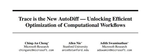 trace an end to end optimization framework for automating ai system