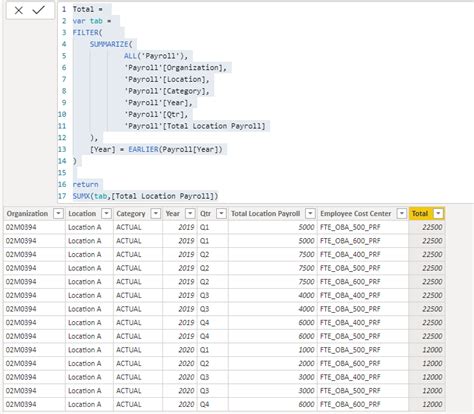 calculating a total while ignoring duplicate value microsoft