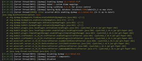 dynmap beta5 431 startup initialization error · issue 3180 · webbukkit
