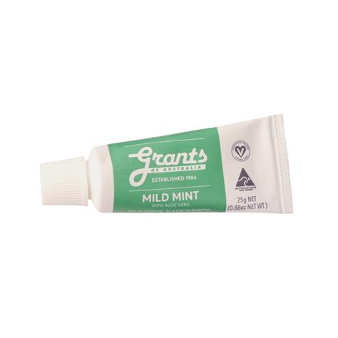 Vitalia Grants Herbal Mild Mint With Aloe Vera Toothpaste 25g