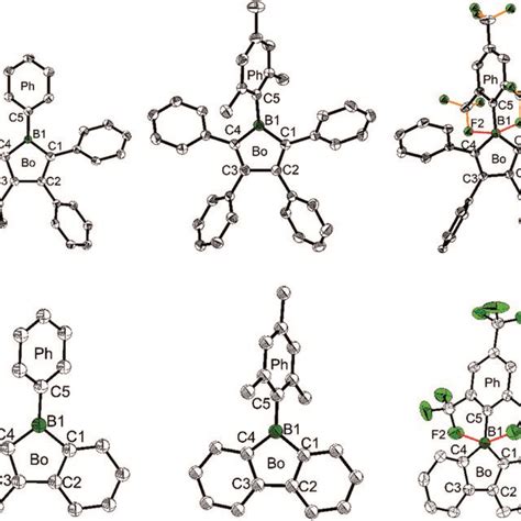 Molecular Structures Of Phb Top Left Mesb Top Middle Fmesb