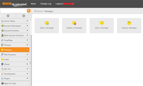 How To Create A Package In Web Host Manager Whm Control Panel