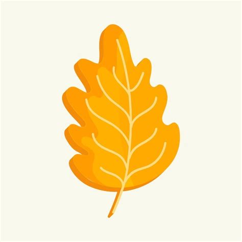 Premium Vector 3d Rendering Yellow Serrate Leaf On Cosmic Latte