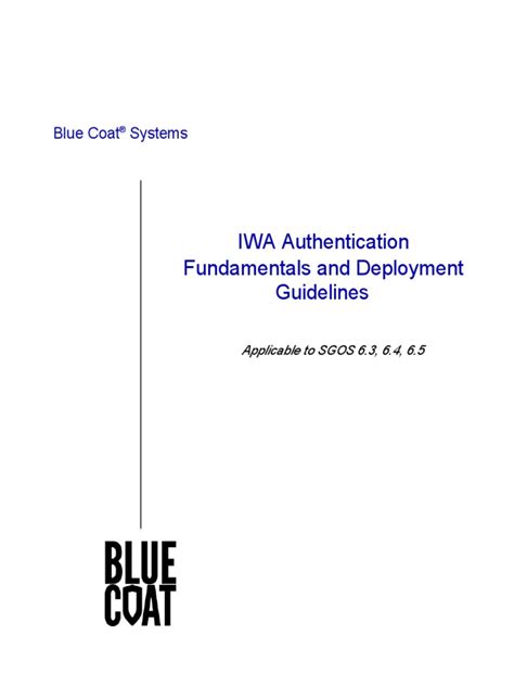 Iwa Authentication Fundamentals And Deployment Guidelines V2 Download