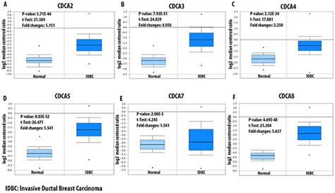 Oncotarget Distinct Expression Of Cdca3 Cdca5 And Cdca8 Leads To