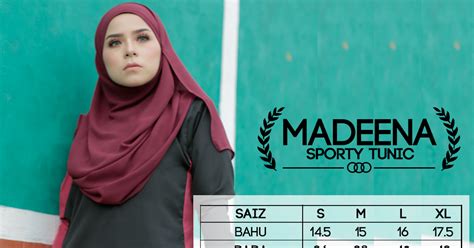 Madeena Chart Size Baju Maternity Dan Baju Menyusu Muslimah Dida Moms