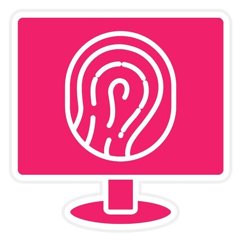 Premium Vector Vector Design Biometric Computer Icon Style