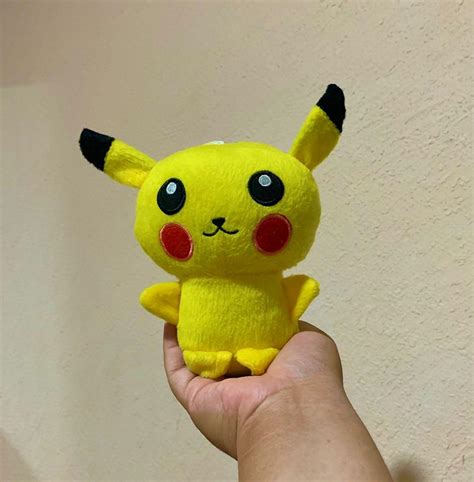 Pokemon Cute Blushing Pikachu Plush Toy Hobbies And Toys Toys And Games On Carousell