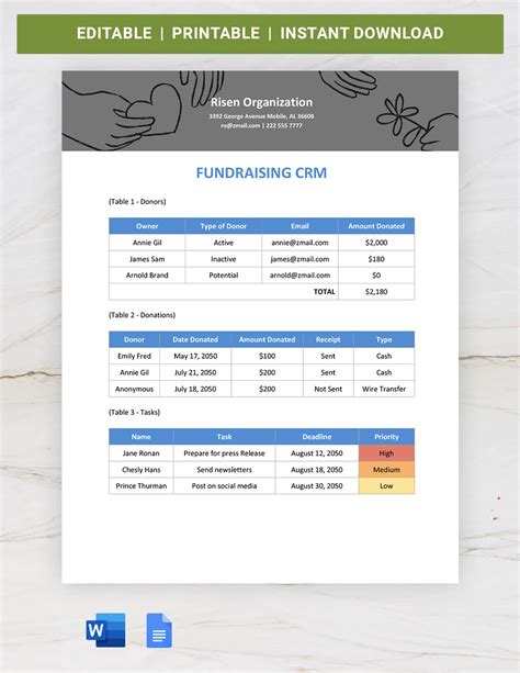 Free Fundraising Templates To Edit Online