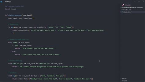 Sarthak Garg On Linkedin Python Chatbot Nlp Codsoftinternship Webdevelopment Projectshowcase
