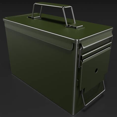 3d Metal Ammunition Case Model Turbosquid 2102642