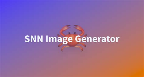 Snn Image Generator A Hugging Face Space By Turingssolutions