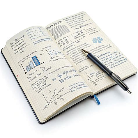 Research Document With Handwritten Notes Stock Illustration