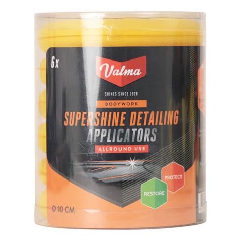 Valma Detailing Applicator Poets Pads 6 Stuks Hofstra Tijnje
