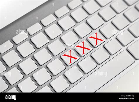 XXX Porn Keys On Computer Keyboard Internet Pornography Ref Stock Photo Stock Photo Alamy