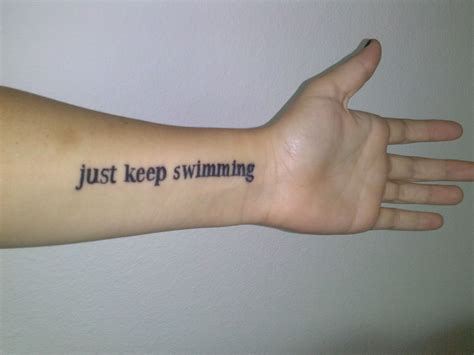 Just Keep Swimming Tattoo Printable Calendars At A Glance