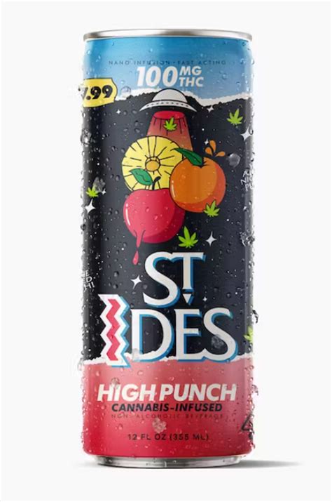 Buy St Ides Fruit Punch 12oz High Tea 100mg At Greenstone