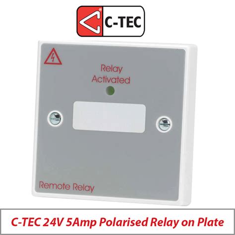 C Tec 24v 5a Relay On A Plate Bf376 ∙ Doris Cctv