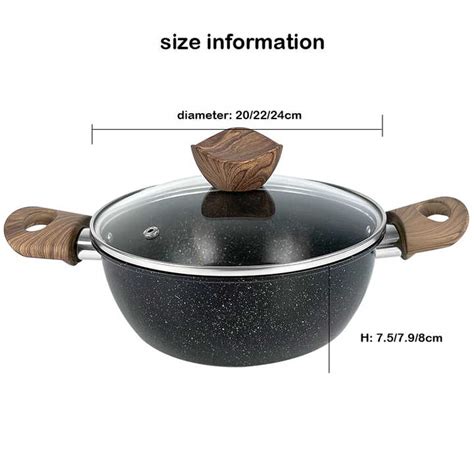 Wholesale Non Stick Cookware Sets Carbon Steel Soup Pot Set Nonstick