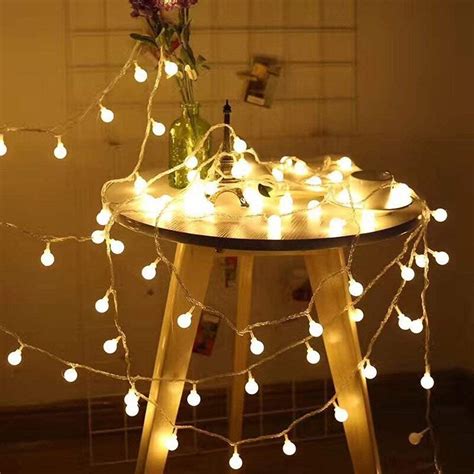 White String Lights Wedding