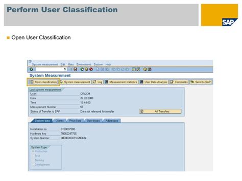 System Measurement Program Sap Basis Release 700