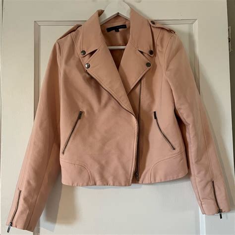 Harve Benard Jackets And Coats Harv Benard Pale Pink Moto Jacket